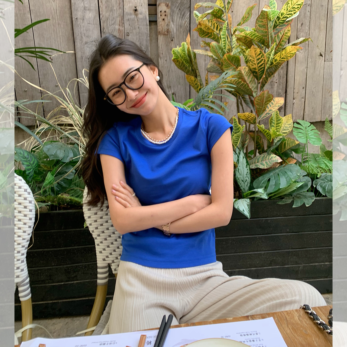 LICKYSENIOR现货秒发多色入！本期zui爱top2娇俏又气质的tee_虎窝淘