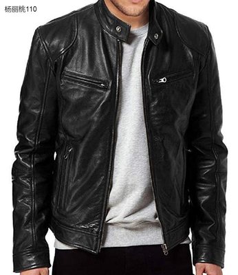 Men Leather Jacket Bomber Motorcycle Biker Jackets 男PU皮衣