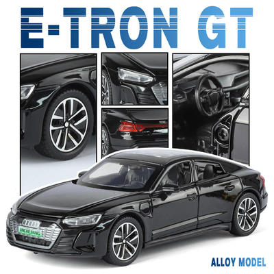 新款金车将1:32奥第e-tronGT合金汽车模型声光新能源儿童玩具礼物