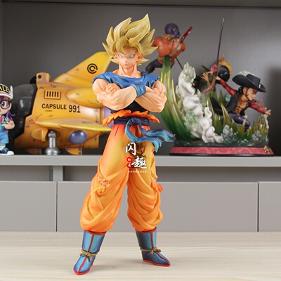七龙珠YJ厂抱胸初超悟空潮玩手办二次元模型礼物动漫周边桌搭摆件