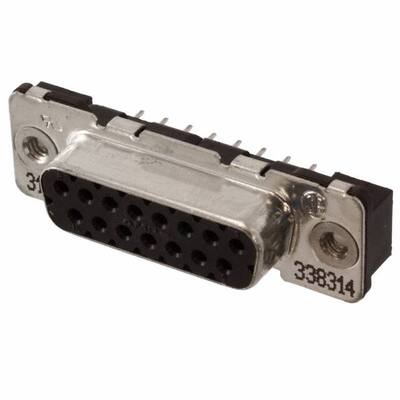 6-338314-2 连接器 《 CONN D-SUB RCPT 15POS VERT SLDR    》