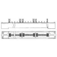 767143-6 连接器 《 CONN RCP 228P EDGE PALLAD-NICKEL    》