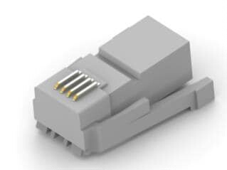 4-520424-1 连接器 《 CONN PLUG 4POS SDL 24-26AWG RND    》