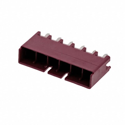 1-1376385-2 连接器 《 CONN HEADER VERT 6POS 5MM    》