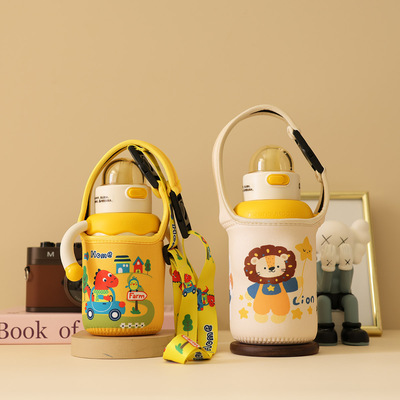 卡通便携手提斜挎杯套配件