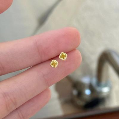 S925银耳钉女养耳洞耳环