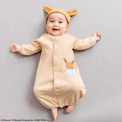 monpoke新生儿2WAY连体衣