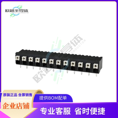 TBLH10-500-12BK【TERMINAL BLOCK, SCREWLESS, HIGH】