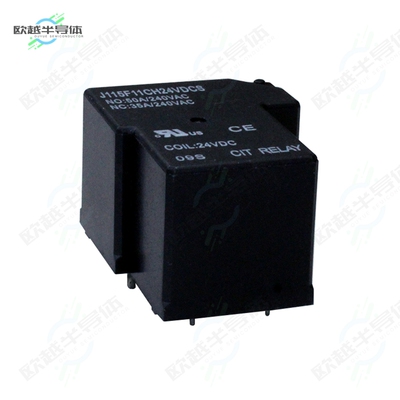 J115F11CH24VDCSH1.5U[继电器RELAY GEN PURPOSE SPDT 50A 24V]