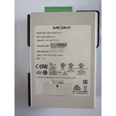 MOXA MGate MB3270I 3270 光电隔离 2口网关  议价