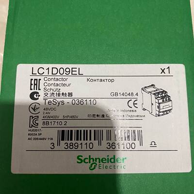 可维修进口接触器LC1D09EL，进口，纯新议价