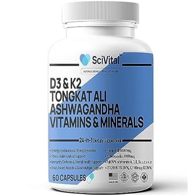 Ashwagandha 10000mg Tongkat Ali 40000mg Supplement with M