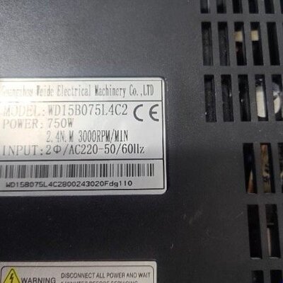 伺服驱动器WD15B075L4C2 750W功率 三相A