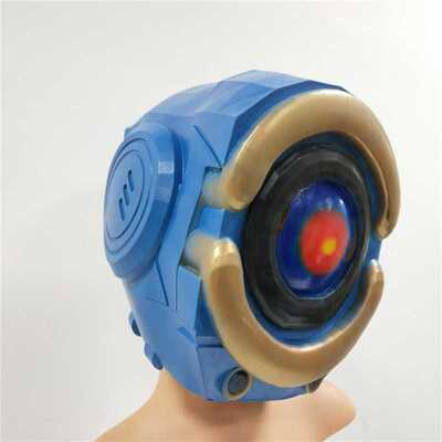 新款直销机器人探路者PathfinderApex英雄乳胶面具头套万圣节派对