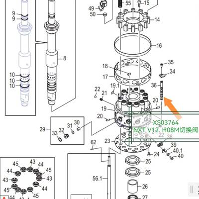 可维修NXT V12 H08M工作头真空机械阀XS03议价