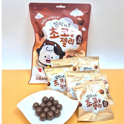 乐天脆皮巧克力牛奶味软糖