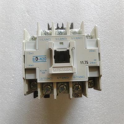原装三菱交流接触器B-N20AC110V220V380-440V三组主触点常闭