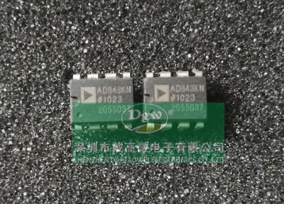 AD843KNZ AD843JNZ AD843KN AD843JN AD843高速单运放 插件8脚
