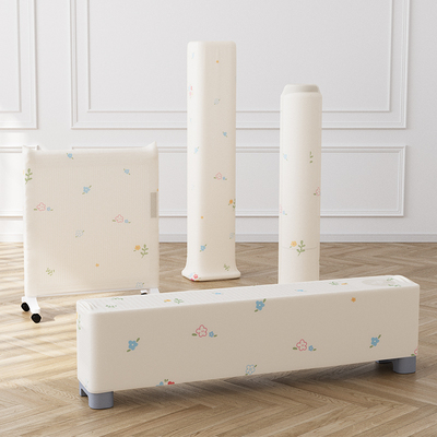 塔扇空调扇套防尘通用型电风扇门形圆形方形电油汀罩踢脚线暖气套