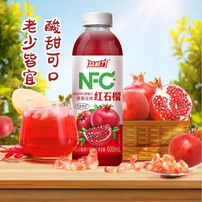 益鲜力石榴汁600ml*5瓶