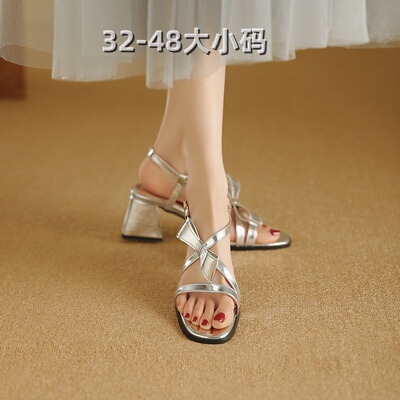 韩版3233小码胖MM母女亲子潮凉鞋