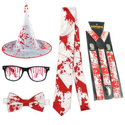 Halloween costume, blood socks, apron万圣节服饰血袜围裙拉旗