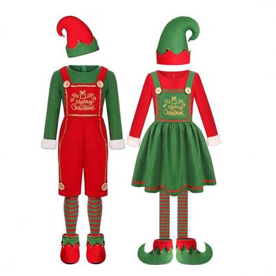 Christmas costume, children's Christmas elf set圣诞节服装