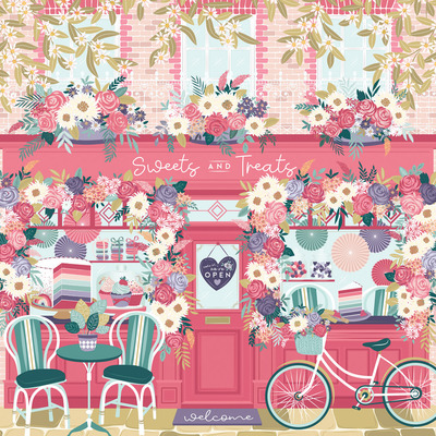 现货 法国 Pieces and Peace 进口小众质感拼图 甜品店 1000片