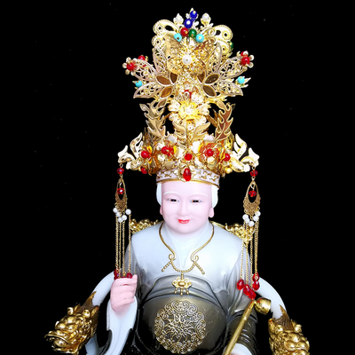 佛像披风神明凤冠观音菩萨斗篷龙袍凤冠霞帔妈祖娘娘帽子头饰