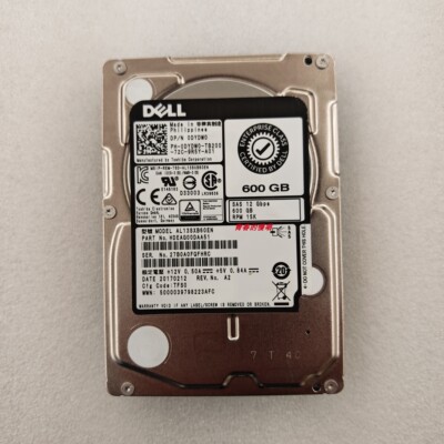DELL AL13SXB60EN 0DYDW0 HDEAG00DAA51 600G 15K SAS 12Gb 硬盘