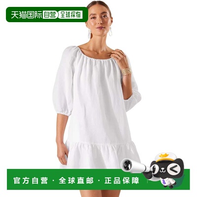 自营Women's Tommy Bahama St. Lucia Dress White Linen Blend T