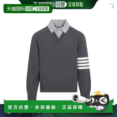1h可退 香港直邮Thom Browne 汤姆 布朗 男士 长袖针织衫 MKP115A
