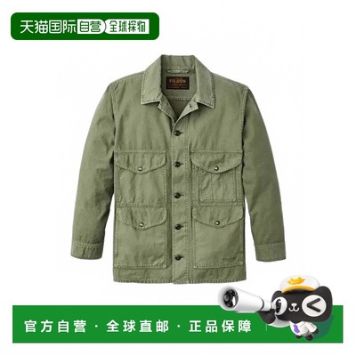 自营filson男式野战巡洋舰夹克水洗疲劳绿-水洗疲劳绿 美国奥莱直