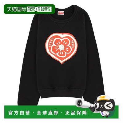 香港直邮KENZO 女士卫衣 FG52SW2094MJ99J SS2026 黑色 长袖卫衣