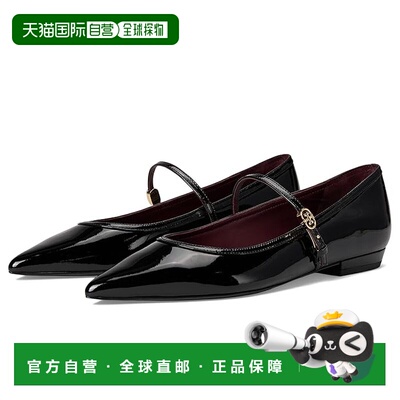 1h可退 香港直邮Tory Burch 托里 伯奇 女士 T-Buckle 双玛丽珍平