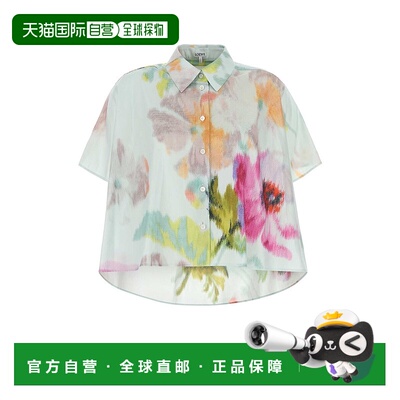 香港直邮LOEWE 女士衬衫 S359Y05XEXLIGBLUMUL AW2025 花色