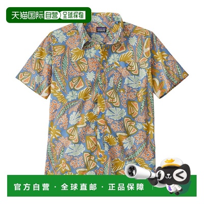 日潮跑腿Patagonia巴塔哥尼亚 男款印花短袖衬衫 FLRA XS 52691