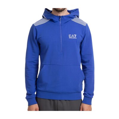 EA7 Emporio Armani logo标识连帽卫衣 6KPM55PJ9FZ