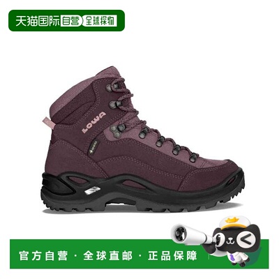 自营欧洲直邮LOWA RENEGADE GTX MID女士梅红色防水科技面料登山