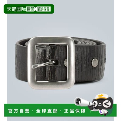 1h可退 香港直邮RRL 拉夫 劳伦RRL 男士 磨光皮带腰带 black黑色