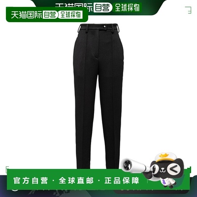 PRADA 女士休闲裤 P235HS2321ZQBF0002普拉达直筒裤烟管裤