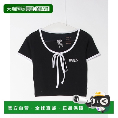 1h可退 日本直邮RVCA女士基础款T恤 MUJI BE04C-216 BE04C216
