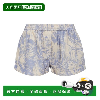 香港直邮OFF-WHITE 女士短裤 2FJ00546B0W222 AW2026 灰色 松紧腰