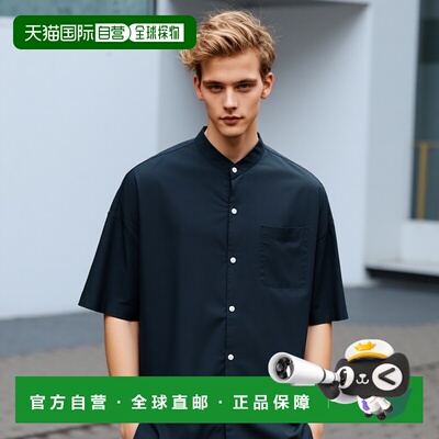 1h可退 日本直邮Starting Over 男女同款宽松大尺寸立领衬衫 时尚