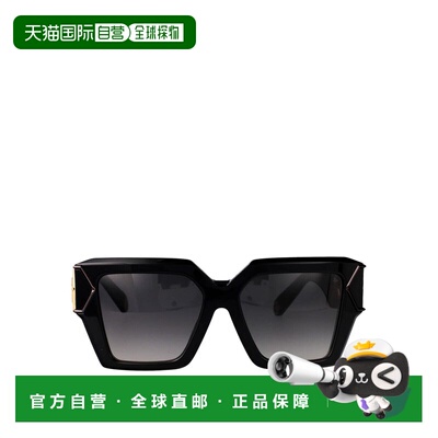 欧洲直邮PHILIPP PLEIN 女士太阳镜 SPP135M0700 AW2025 黑色
