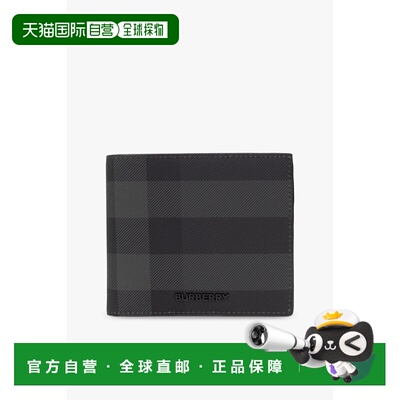 1h可退 香港直邮BURBERRY 男士钱包 8070273A1208CHARCOAL CO 灰