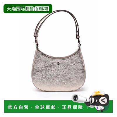 自营tory burchEmerson Metallic Handbag - Gold - grey 美国奥