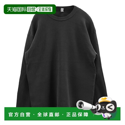 日本直邮Los Angeles Apparel 男士保暖长袖T恤纯色厚重