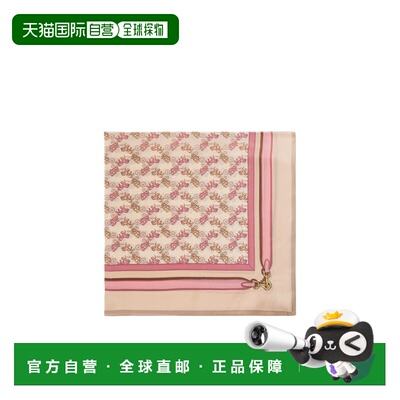 香港直邮COACH 女士围巾 29CEH34TAU AW2026 蔻驰 带图案花色丝巾