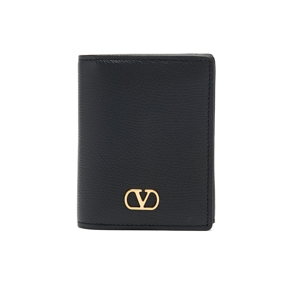 VALENTINO 女士钱包 WP0AJ5SNP0NO SS2025 黑色 VLogo钱包